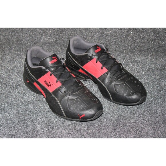 Puma | Shoes | Puma Cell Surin 2 Sneakers Red Black Leather Lace Up ...